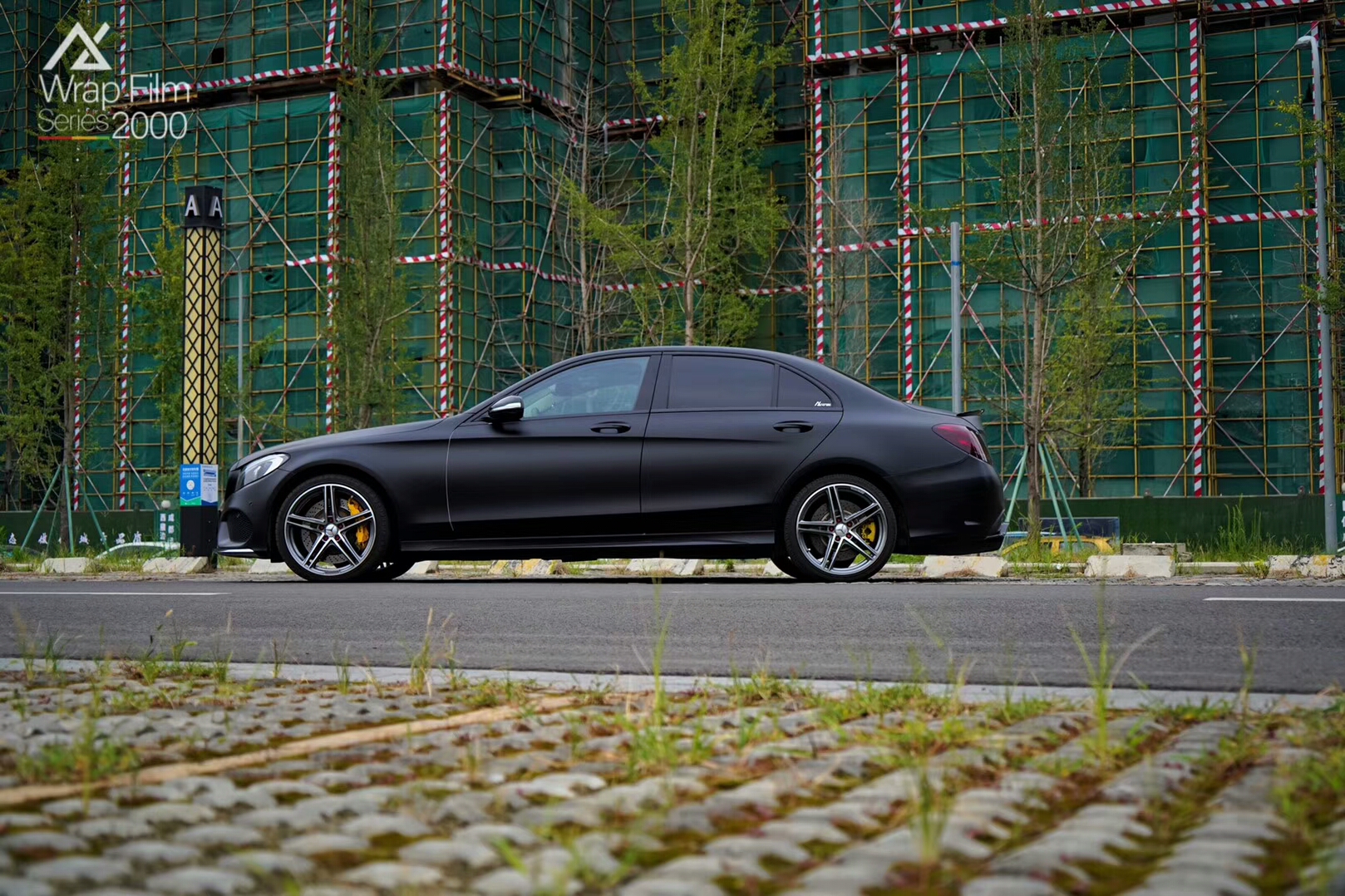 奔驰C200L|AX-亚光黑