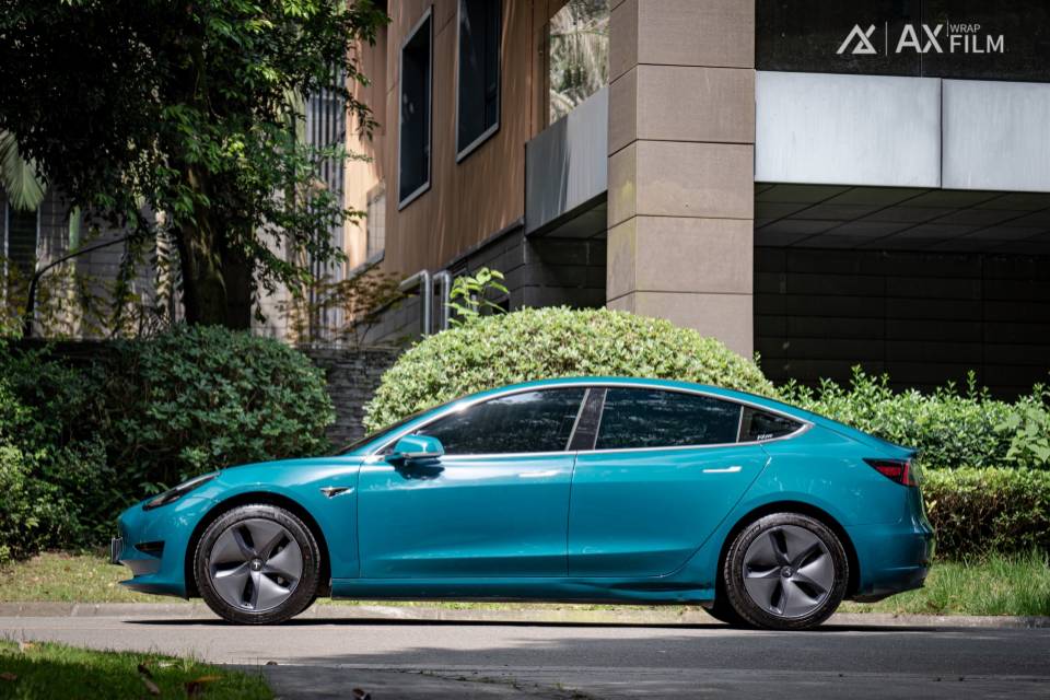 特斯拉Model3｜AX-PET地狱绿
