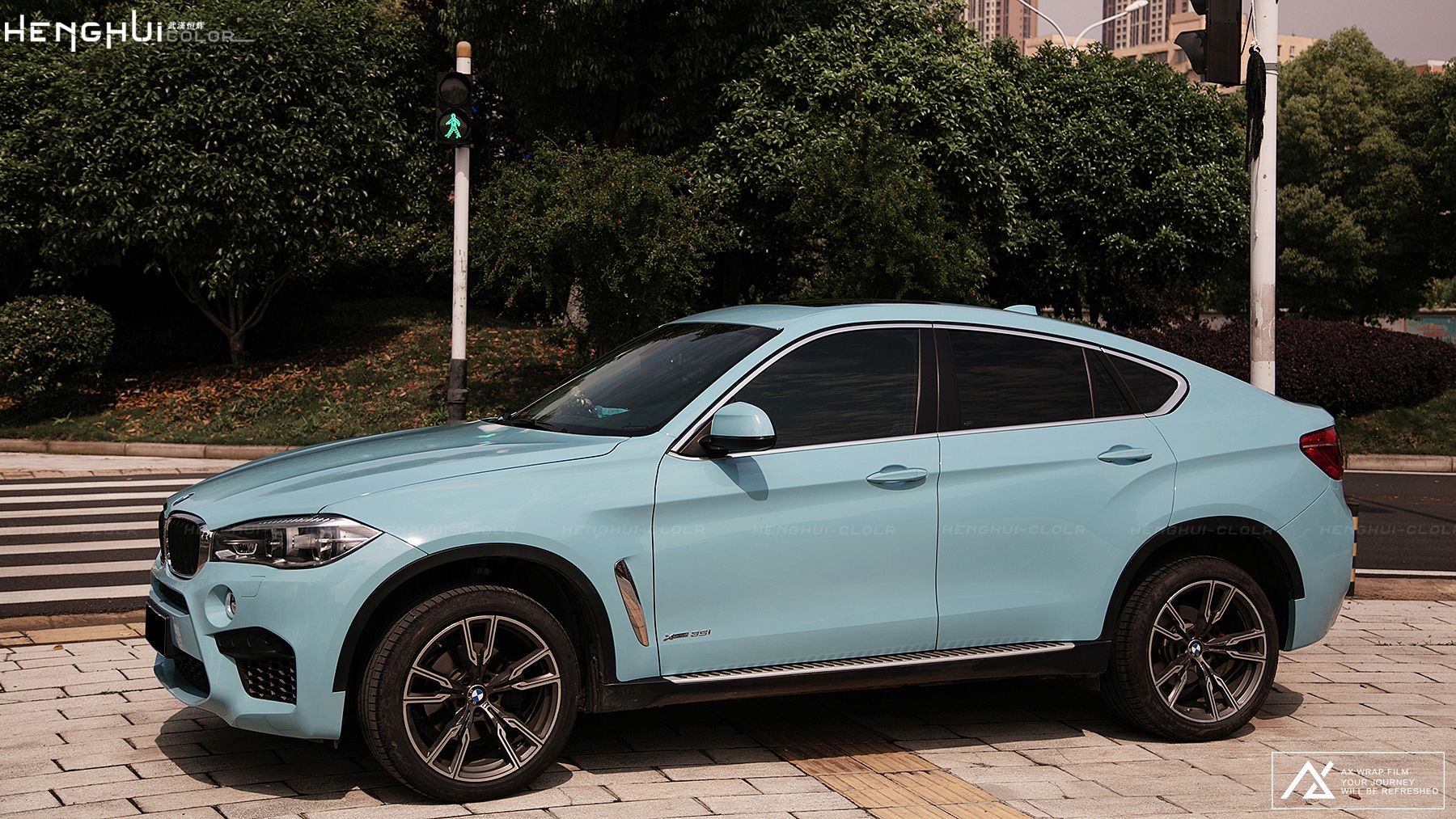 宝马X6 ｜AX-高亮海风蓝