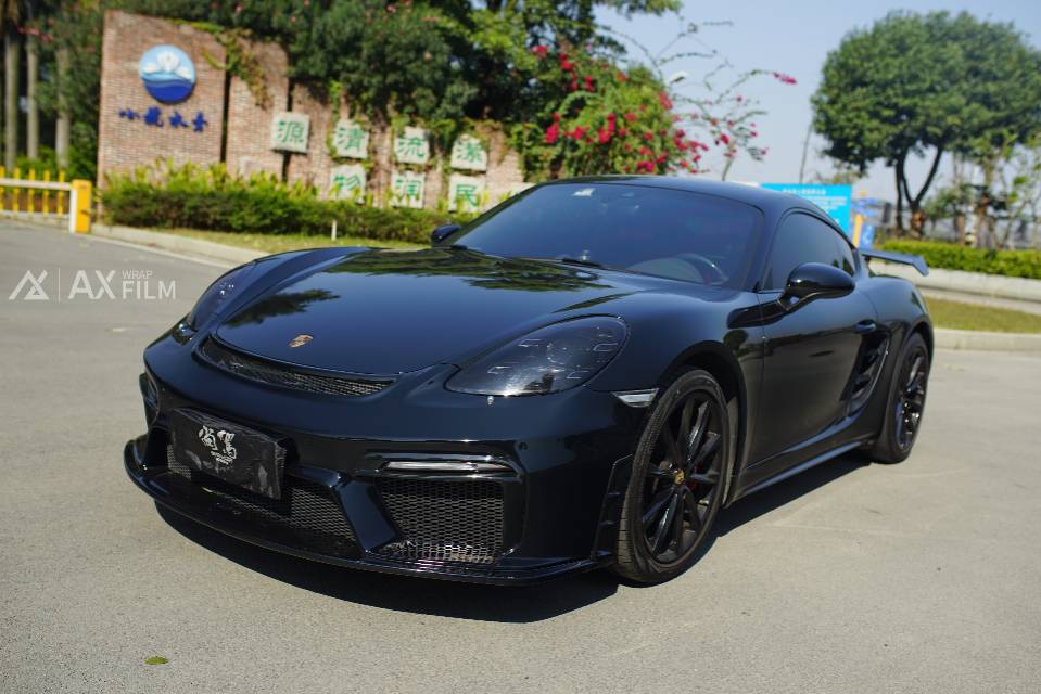 保时捷718｜AX-PET自修复亮黑