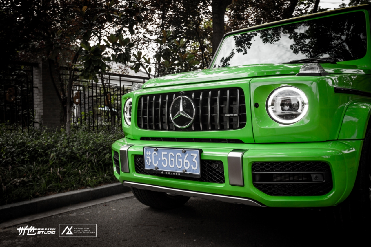 奔驰 G63｜AX-PET蝰蛇绿