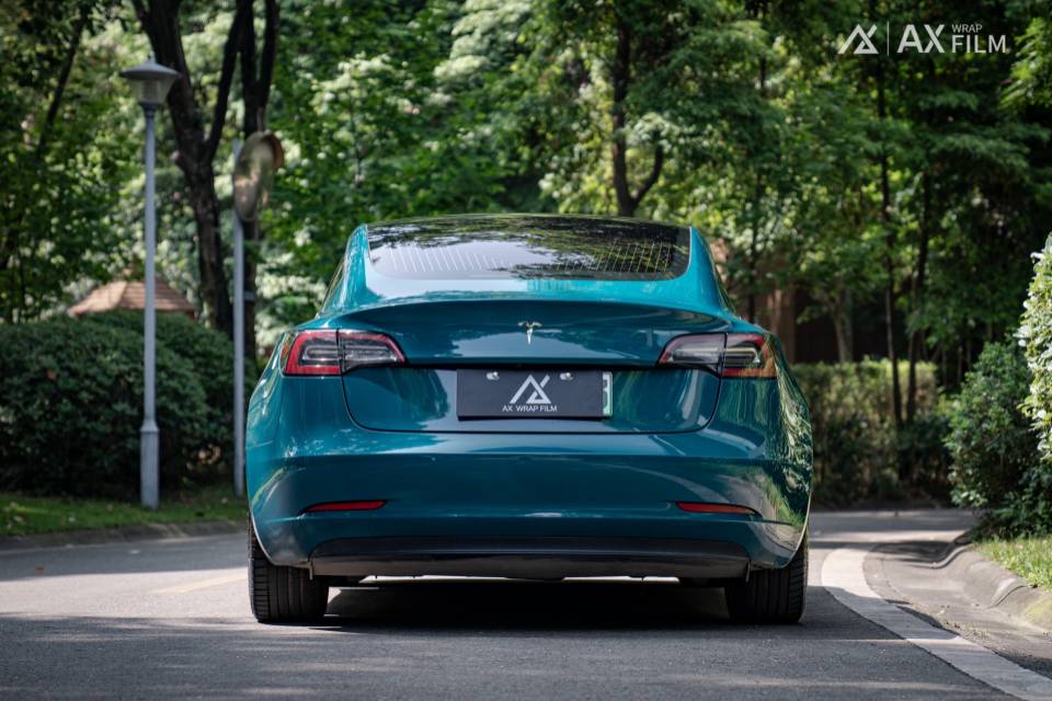 特斯拉Model3｜AX-PET地狱绿