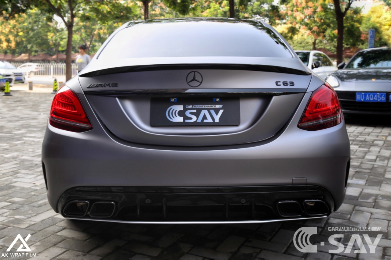 奔驰 C63｜AX-AMG山灰