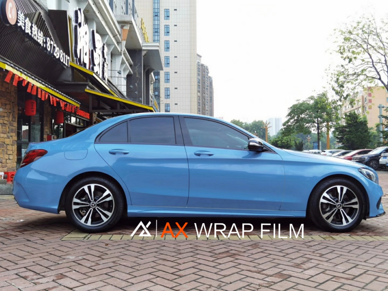 奔驰 C200｜AX-瓷器蓝