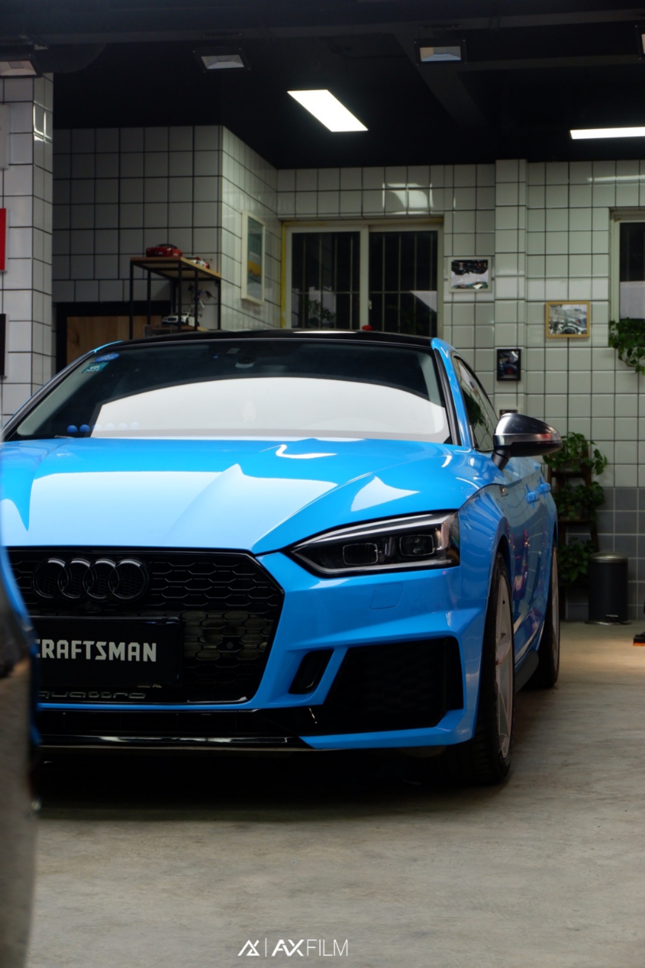 奥迪 A5｜AX-亮天蓝