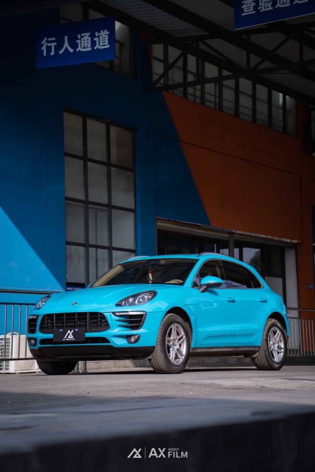 保时捷Macan｜AX-PET迈阿密蓝