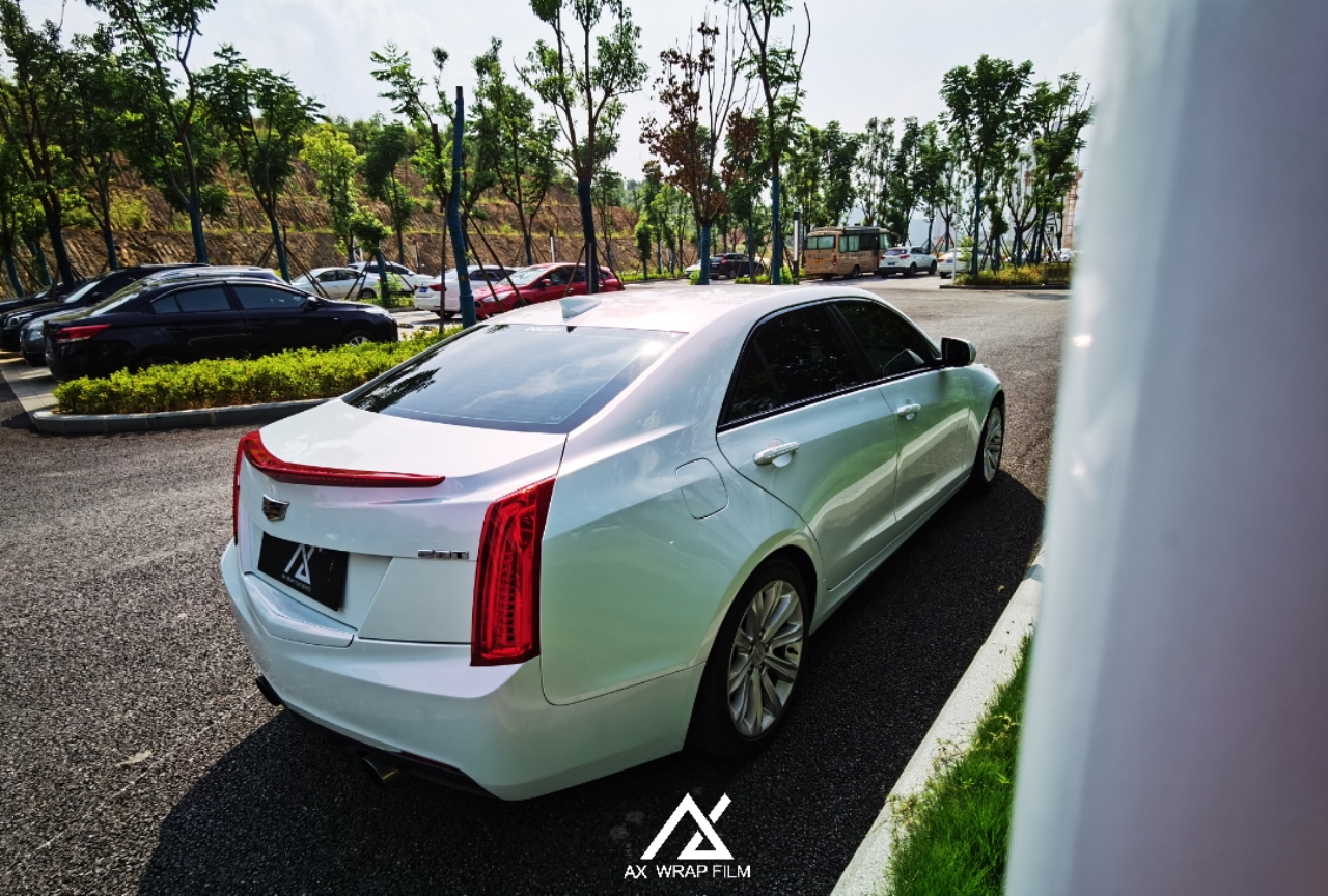 凯迪拉克ATS｜珍珠白变红