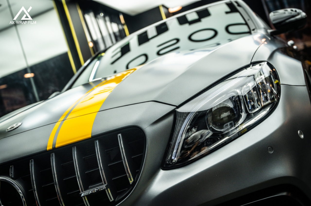 奔驰 C63｜AX-AMG山灰