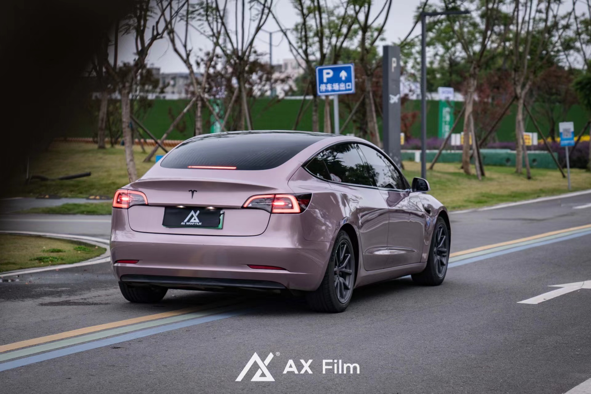 特斯拉model 3 | AX-冰莓粉