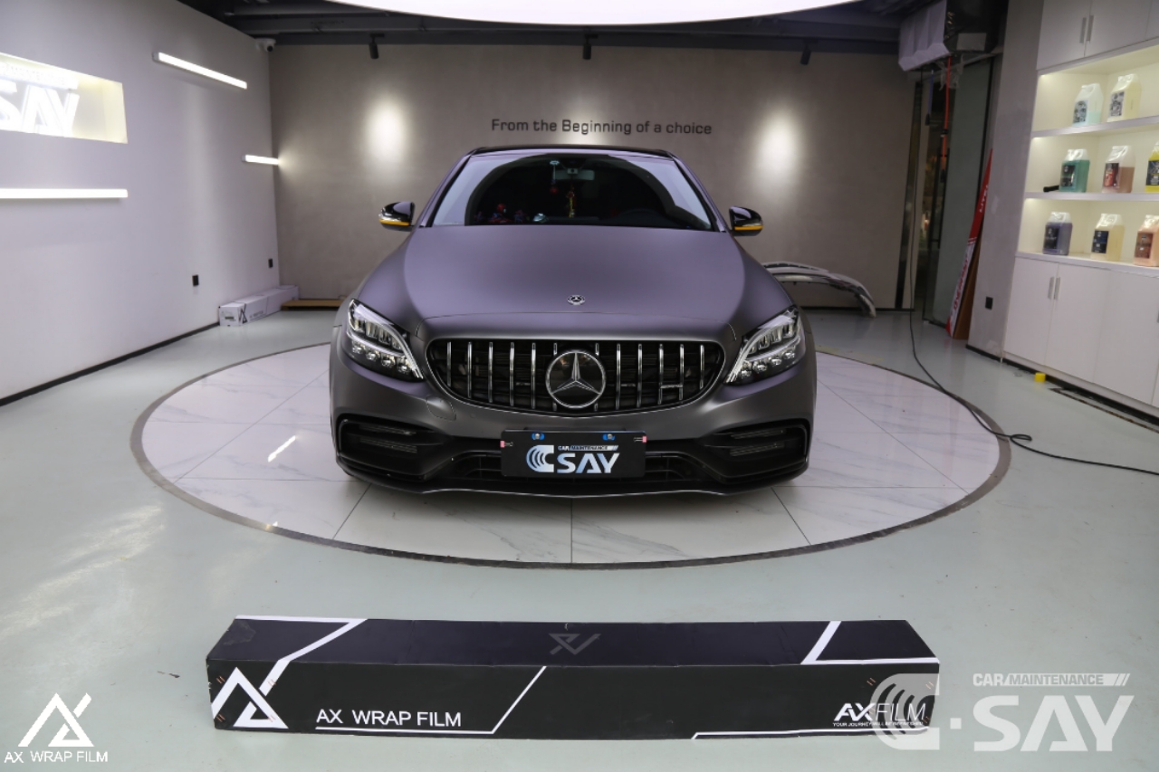 奔驰 C63｜AX-AMG山灰