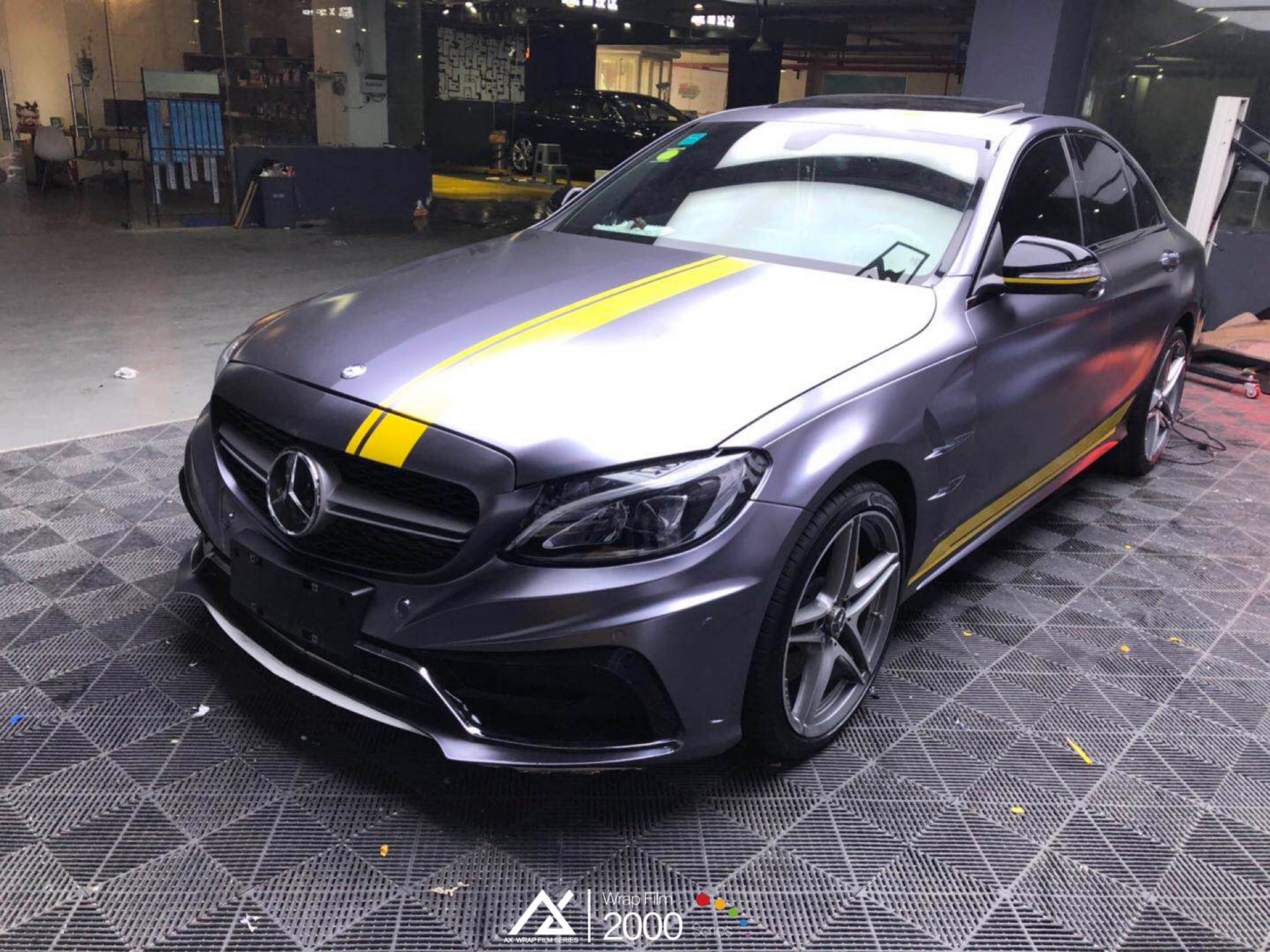 奔驰C200|AX-电光钛灰