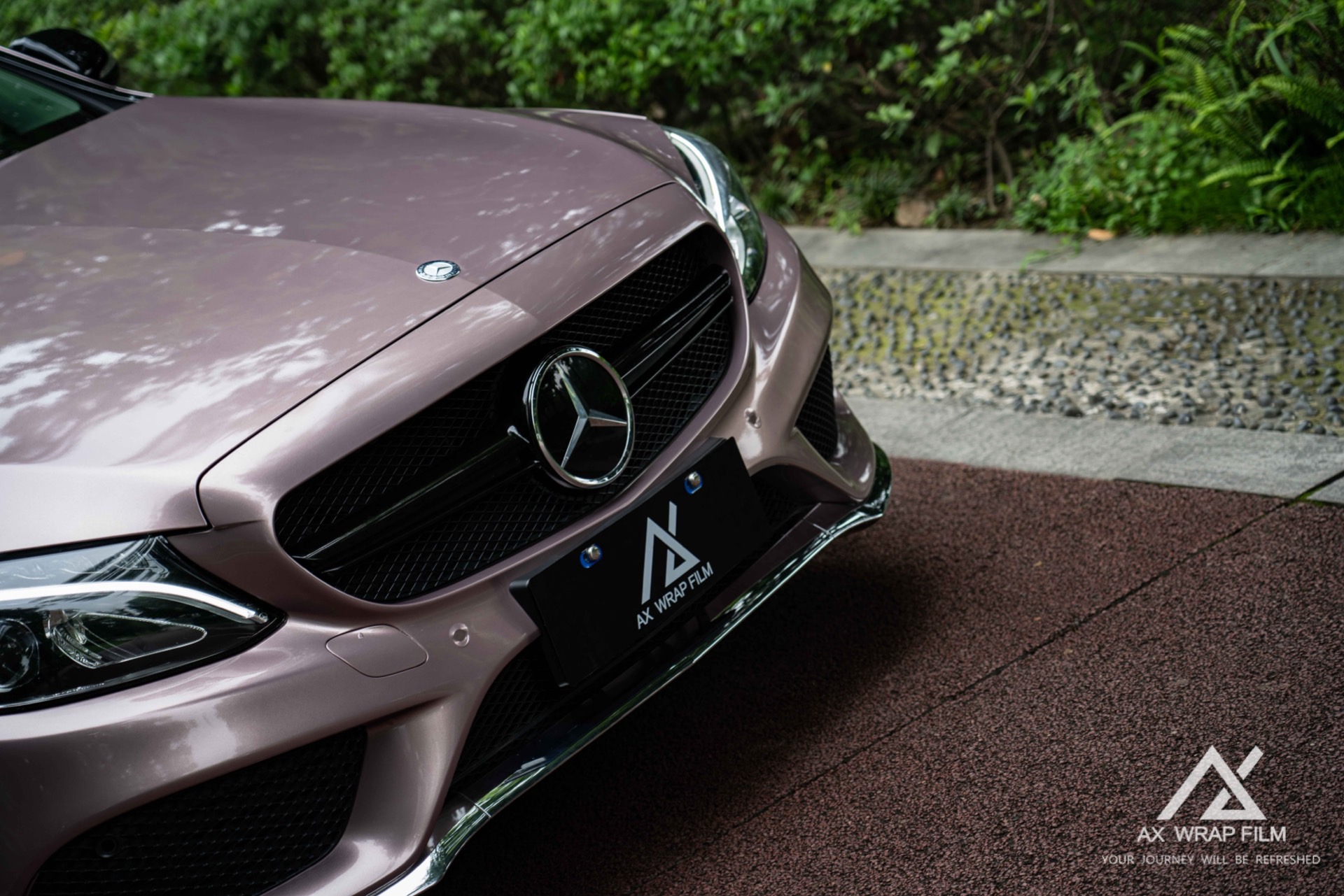 奔驰C200L｜冰莓粉