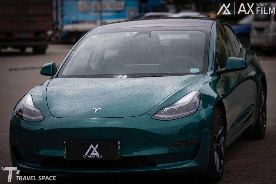 特斯拉Model3｜AX-PET地狱绿