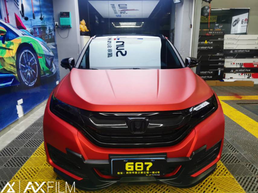 本田UR-V｜AX-PET亚面电镀金属红