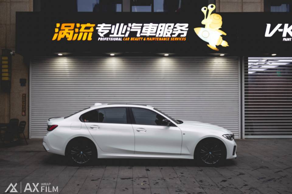 宝马325Li｜AX-珍珠白变红