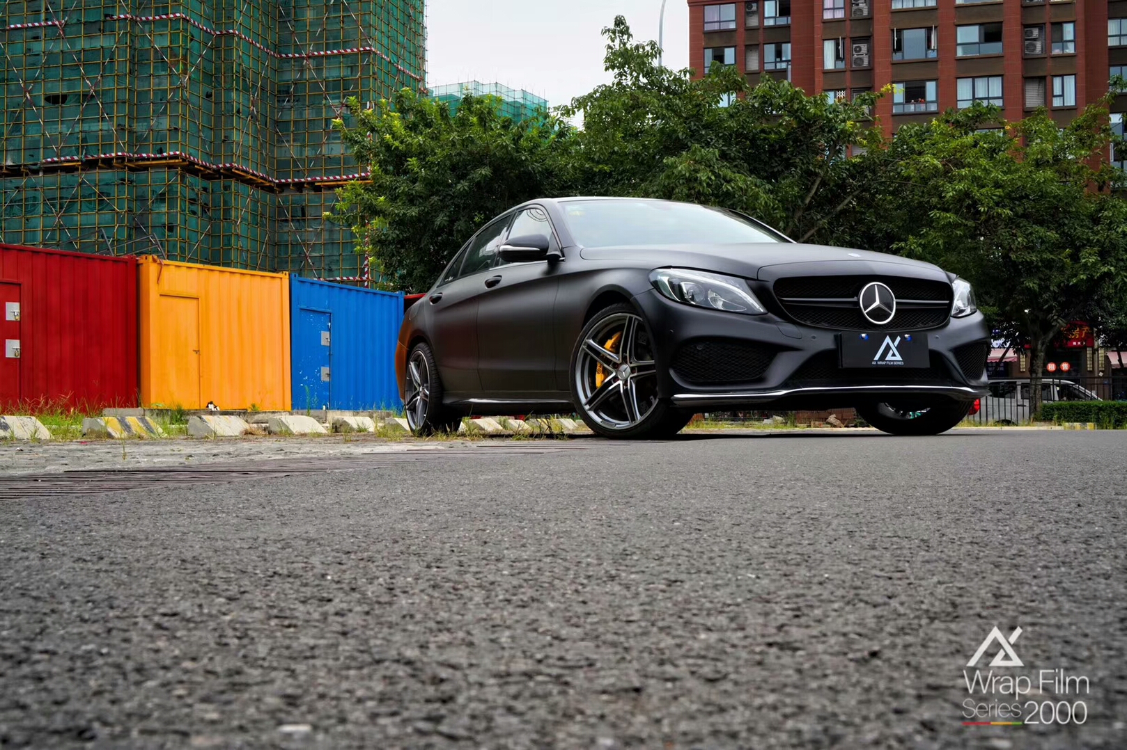 奔驰C200L|AX-亚光黑