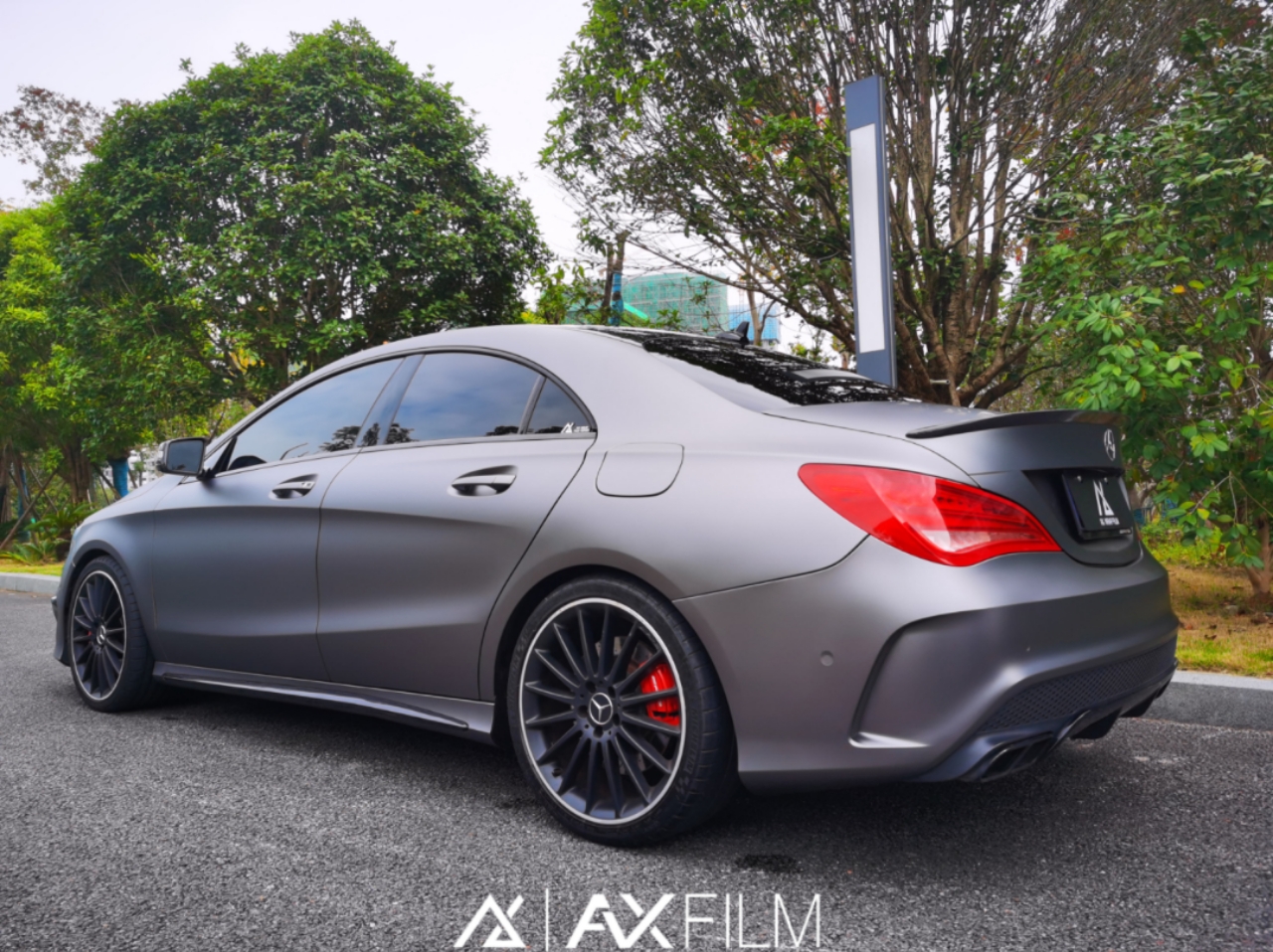 奔驰 CLA45｜AX-AMG山灰