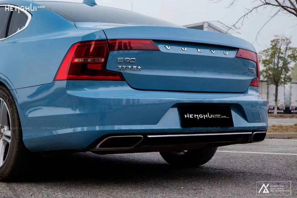 沃尔沃S90｜AX-PET瓷器蓝