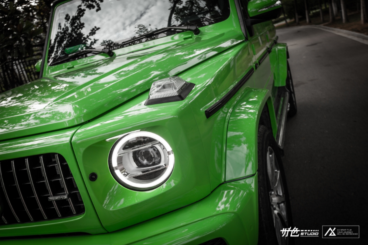 奔驰 G63｜AX-PET蝰蛇绿