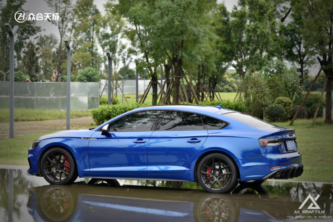 奥迪S5｜AX-PET雪邦蓝