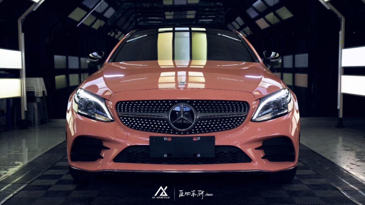 奔驰 C｜AX-高亮保时捷粉猪