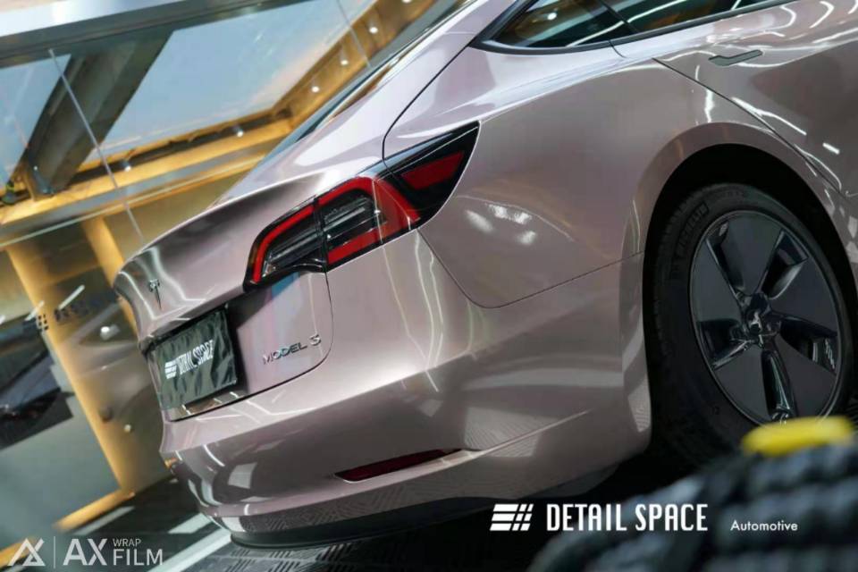 特斯拉Model3｜AX-PET冰莓粉