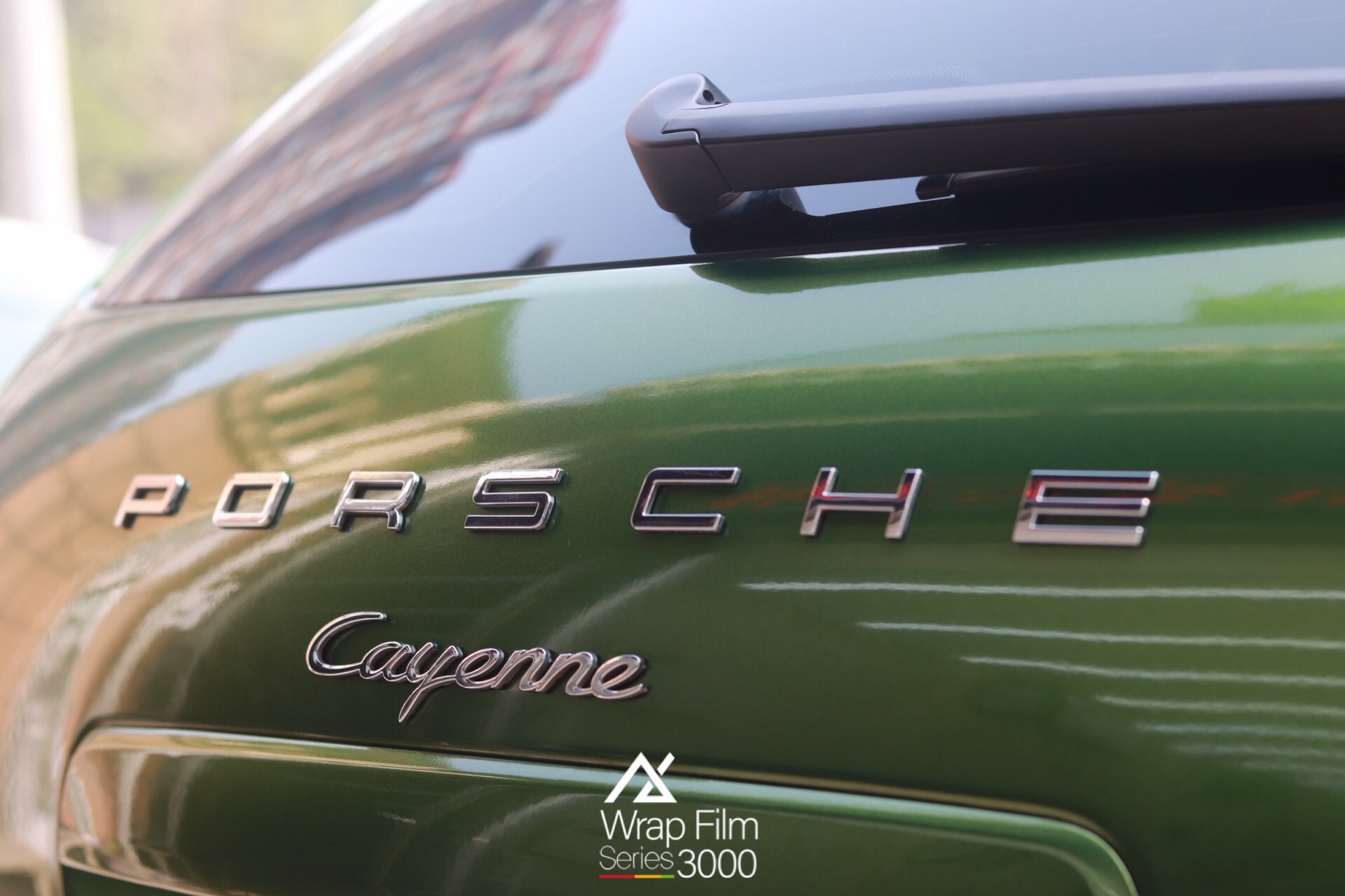 保时捷cayenne|AX-原厂定制曼巴绿