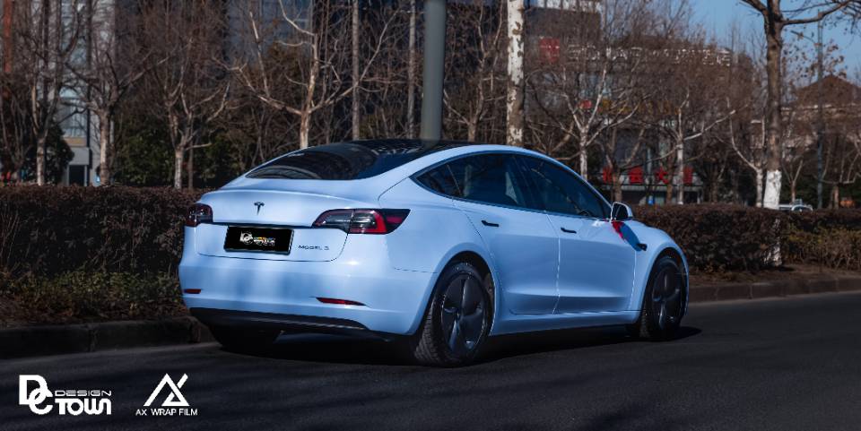 特斯拉Model3｜AX-亮迷雾蓝