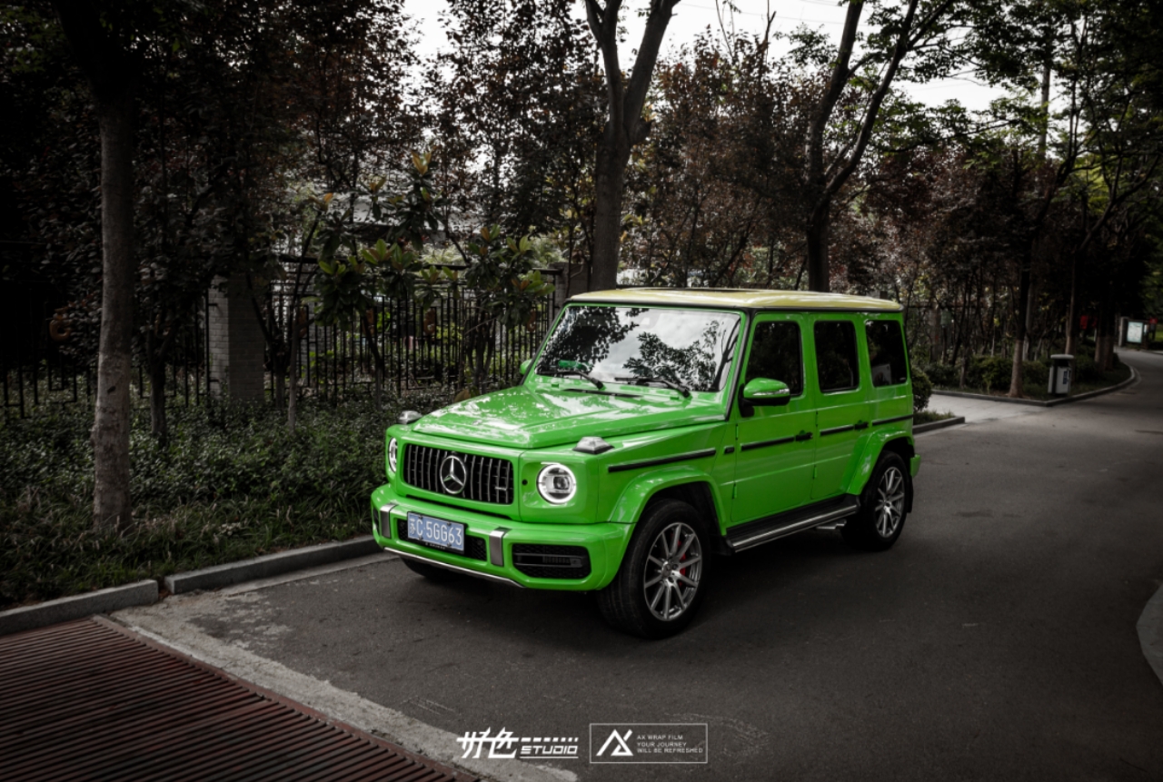 奔驰 G63｜AX-PET蝰蛇绿
