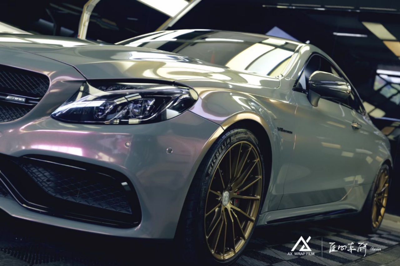 奔驰 C63｜AX-PET星空灰魅影