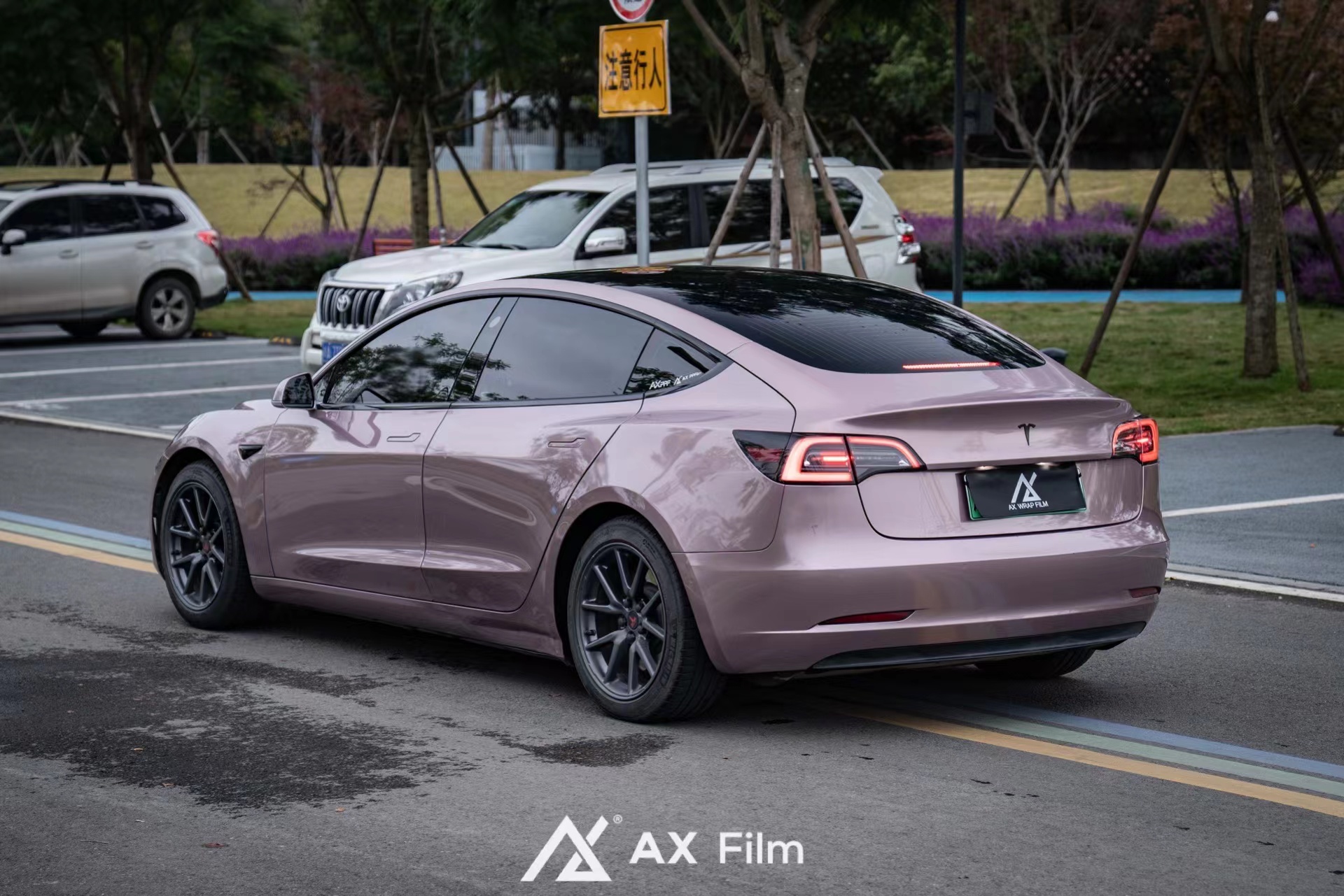 特斯拉model 3 | AX-冰莓粉