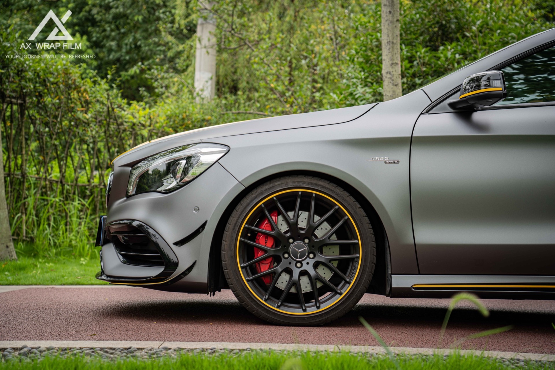 奔驰 CLA45｜AX-AMG山灰