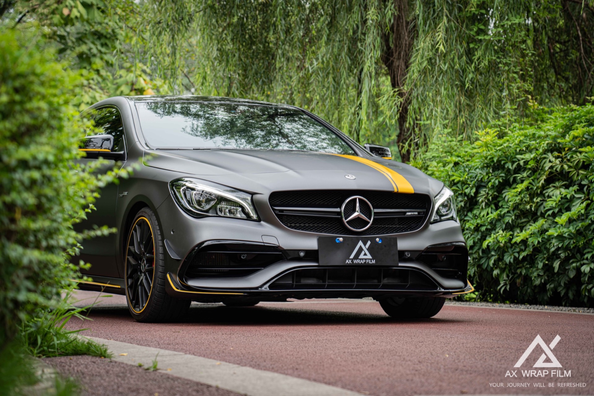 奔驰 CLA45｜AX-AMG山灰