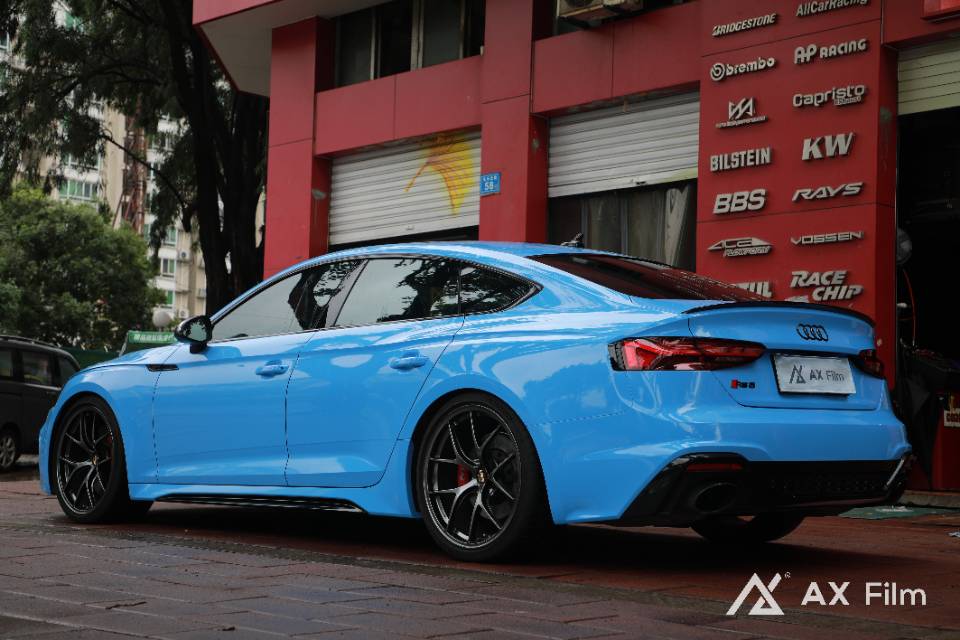 奥迪RS5｜AX-PET玻璃蓝