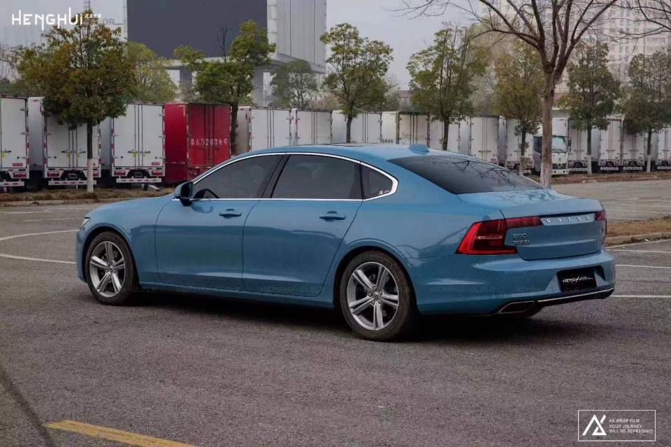 沃尔沃S90｜AX-PET瓷器蓝