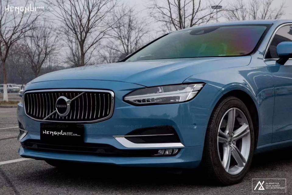沃尔沃S90｜AX-PET瓷器蓝