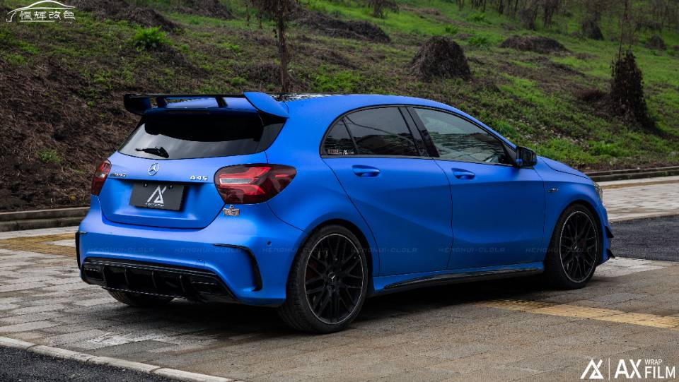 奔驰AMG-A45｜AX-亚面电镀金属蓝