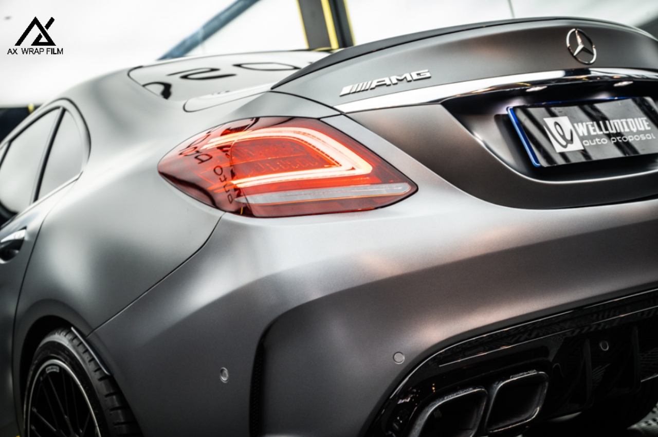 奔驰 C63｜AX-AMG山灰