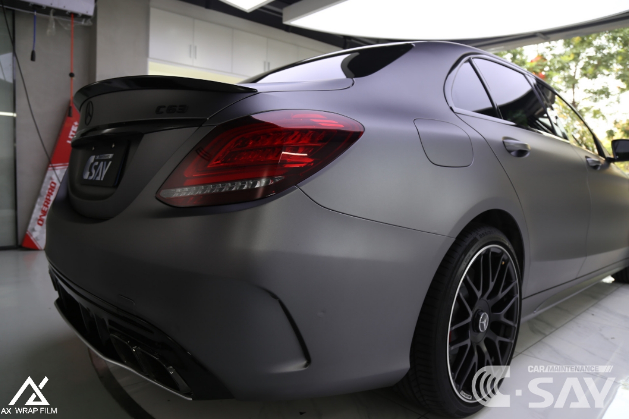 奔驰 C63｜AX-AMG山灰