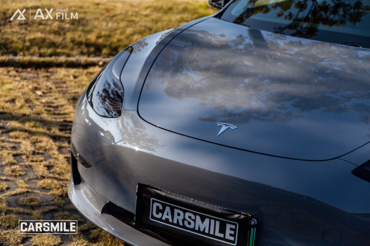 特斯拉 Model3｜AX-PET高亮纳多灰