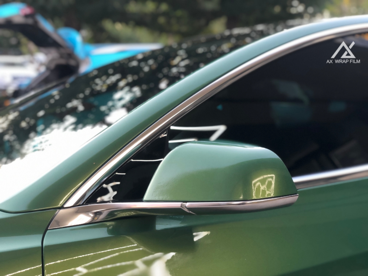 特斯拉 model3｜AX-PET虹彩祖母绿