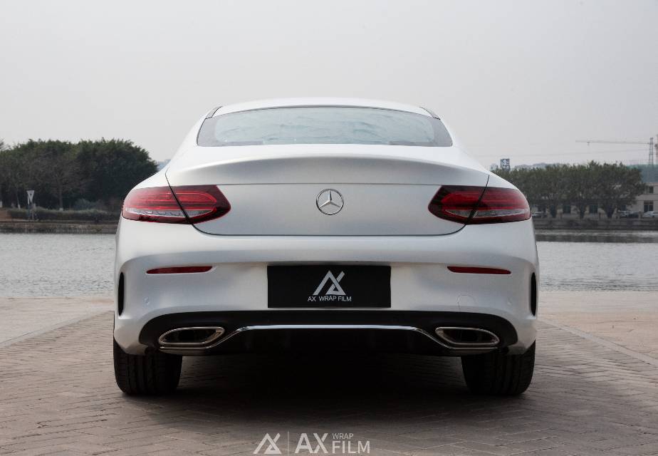 奔驰 C coupe｜AX-电光白变金
