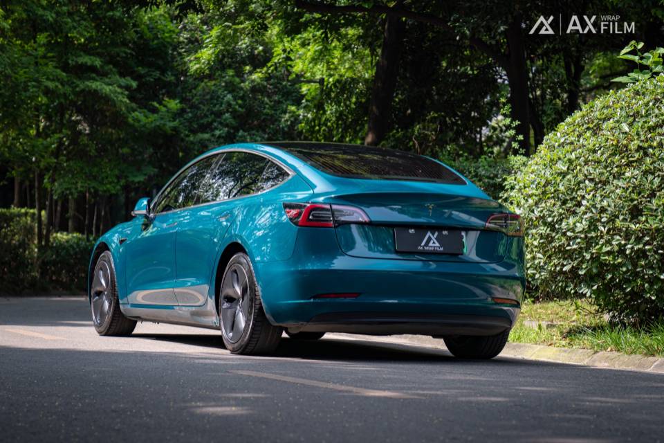 特斯拉Model3｜AX-PET地狱绿