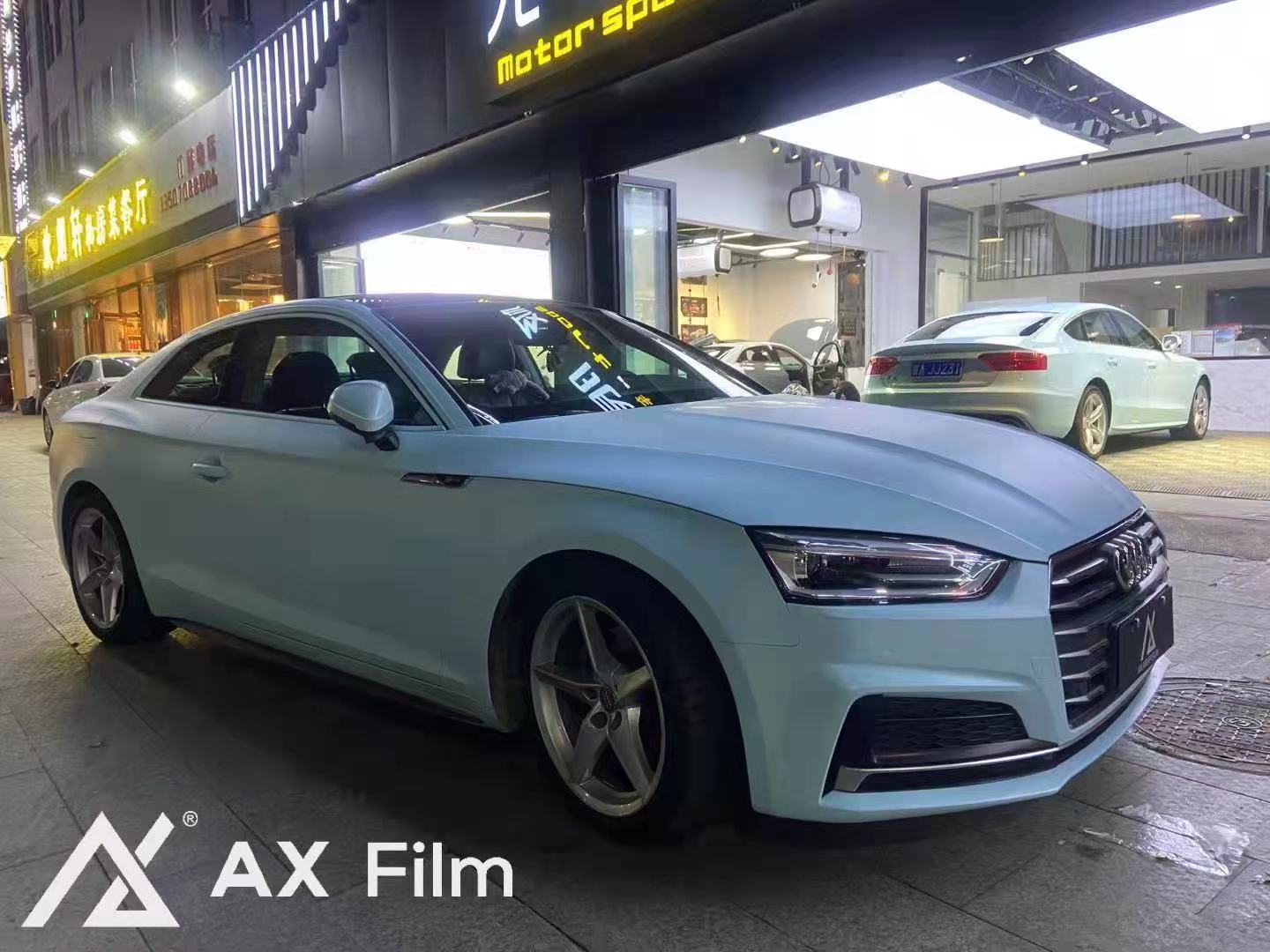 奥迪 A5｜AX-绸缎冰川蓝