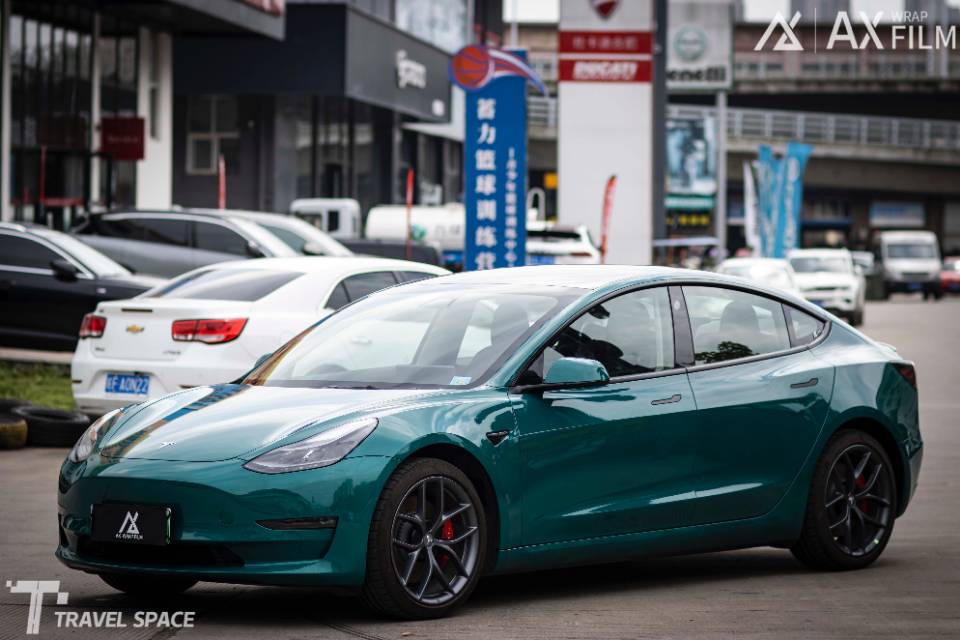 特斯拉Model3｜AX-PET地狱绿