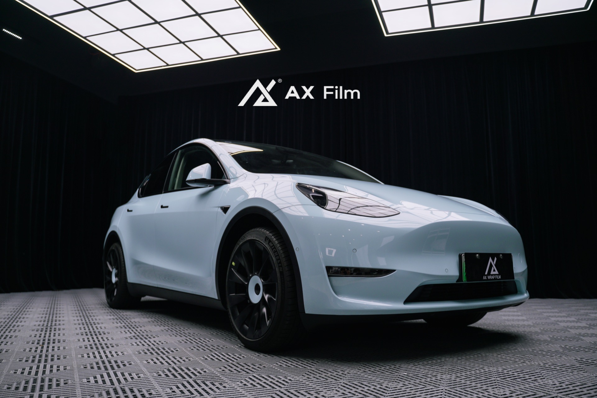 特斯拉modelY｜AX-冰川蓝